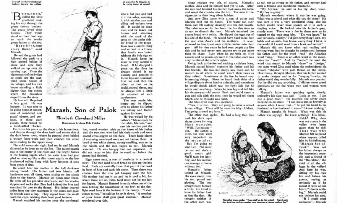 ‘Marashi, i biri i Palokut’ – Tregim nga Elizabeth Cleveland Miller ...